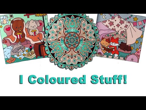 Completed Colouring Pages September 2024 | Adult Coloring