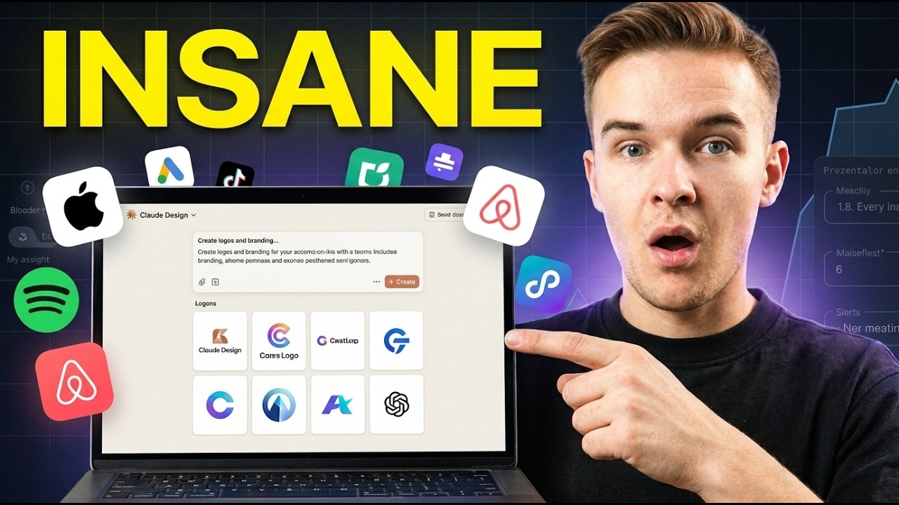 How To Create Your Logo & Brand With NEW Claude Design