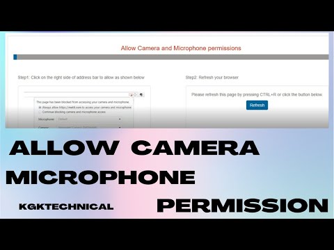 A Step-by-Step Guide: Enabling Microphone and Camera Permissions in Chrome Browser"? (Hindi)