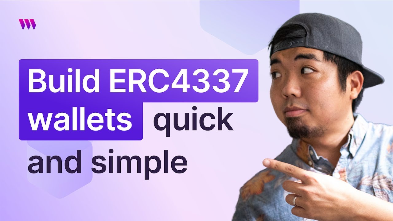 Create ERC-4337 Smart Wallets with Account Abstraction  -  Quick & Simple