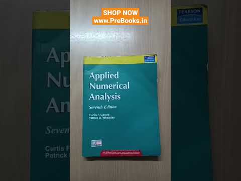 Applied Numerical Analysis by Curtis F Gerald | SHOP NOW: www.PreBooks.in | #shorts #viral #prebooks