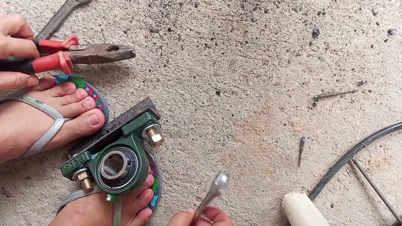 Pillow block hinges pra sa gate