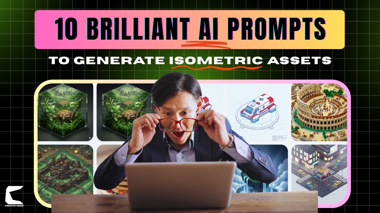 10 Brilliant AI Prompts To Generate 3D Isometric Assets in Google Gemini