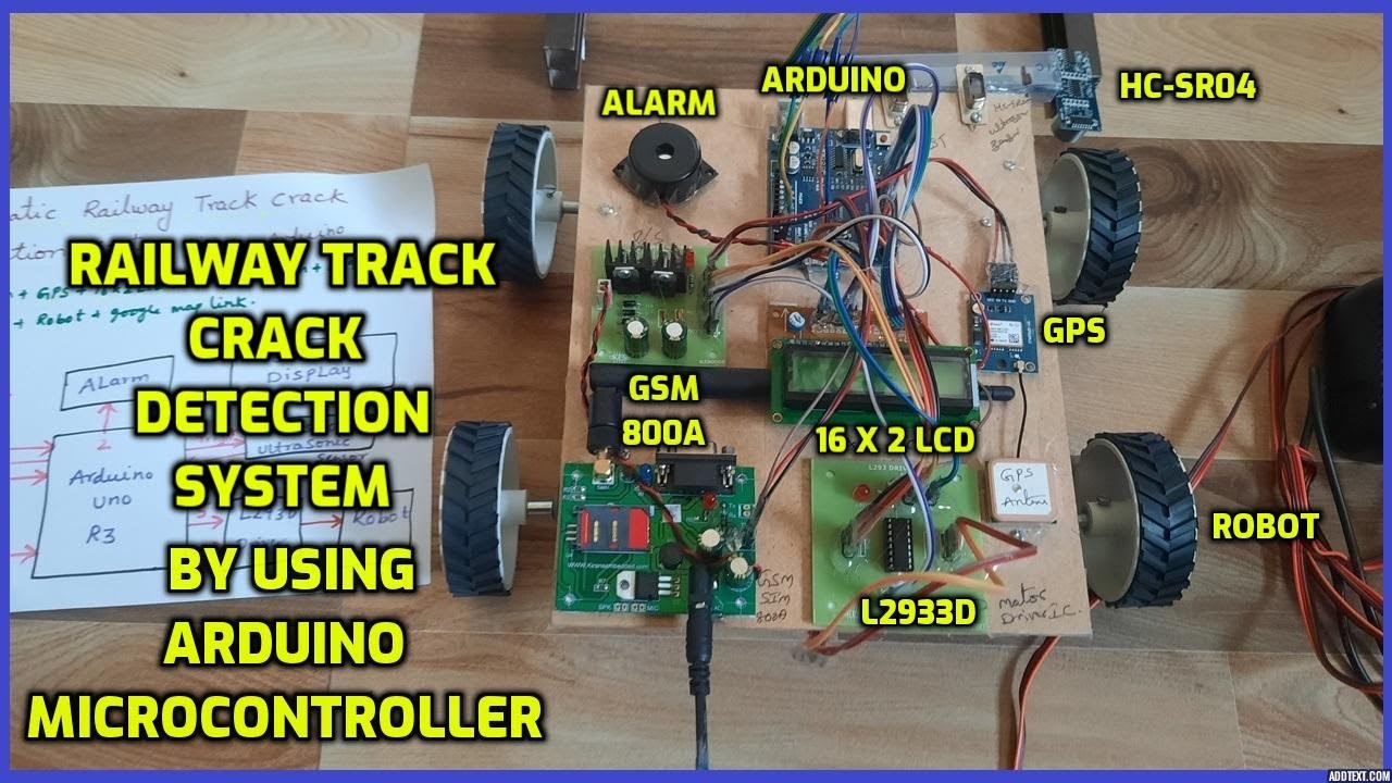 RAILWAY TRACK – CRACK DETECTION SYSTEM BY USING ARDUINO MICROCONTROLLER