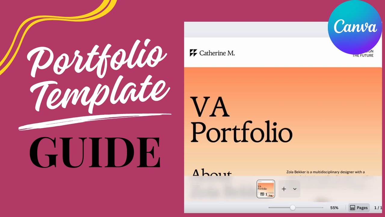Guide on using the Portfolio Template