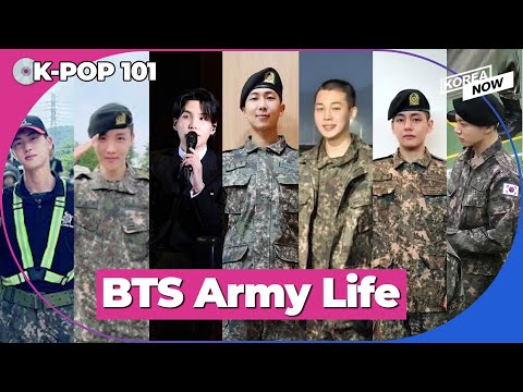 What are BTS members doing in the army?