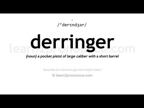 How to pronounce Derringer | English pronunciation
