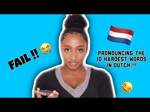 THE 10 HARDEST WORDS IN DUTCH to pronounce ( FAIL !!!!) | SARONTES