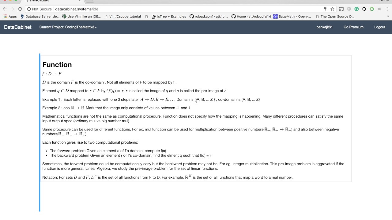 Coding the Matrix: chapter0