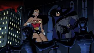 Batman and Wonder woman stake out