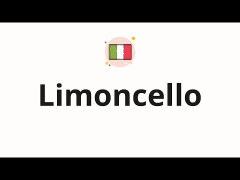 How to pronounce Limoncello (Lemon liqueur in Italian)