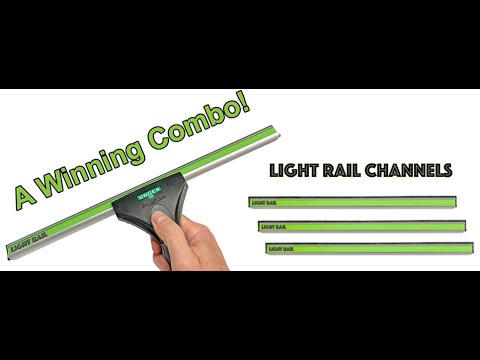 New Light Rail Squeegee Channels