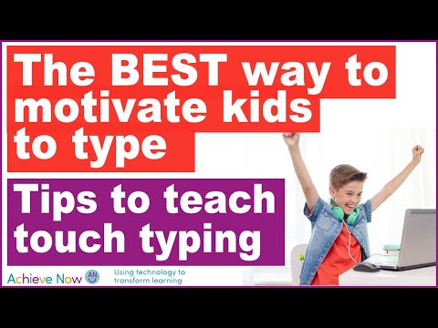 Typing Tips - How to motivate kids to type