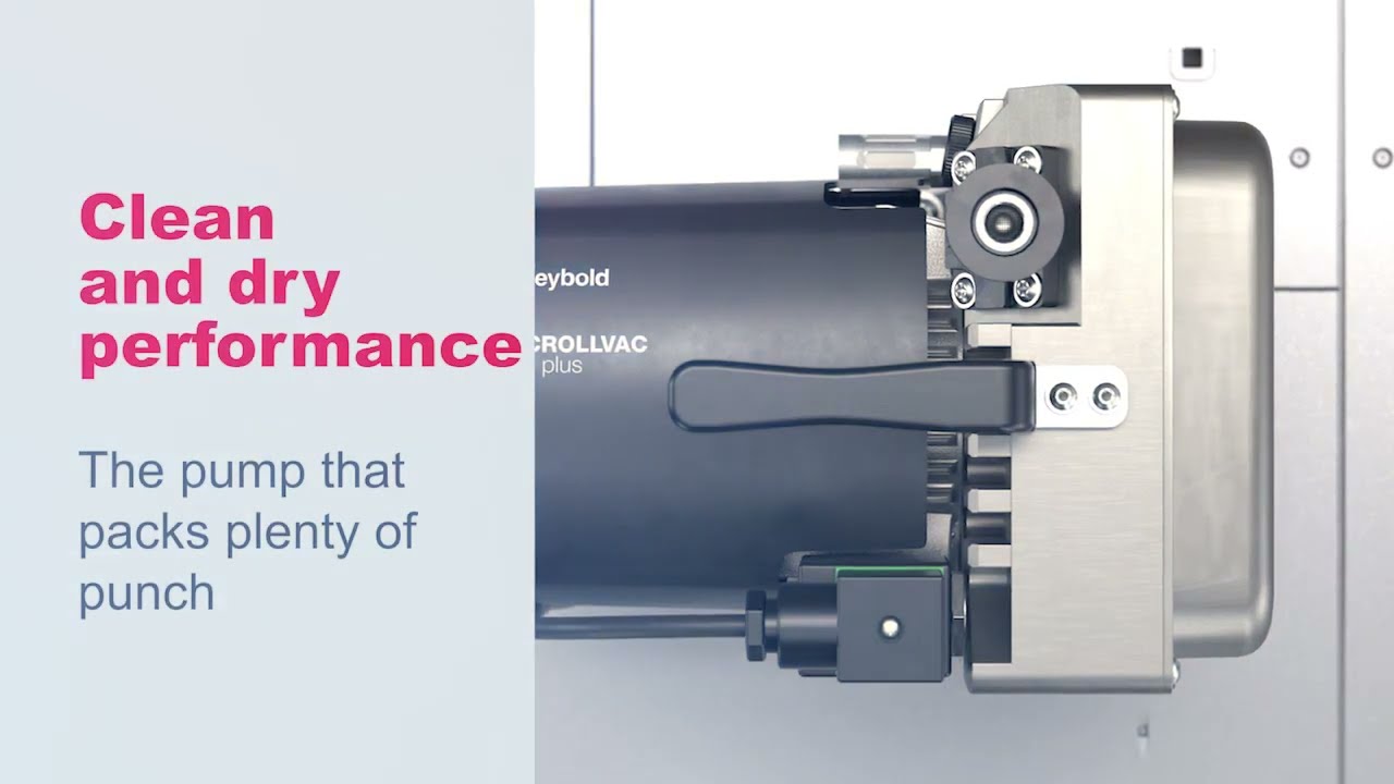 SCROLLVAC 3/3S plus - Easy on end users