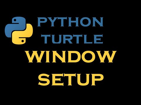 Python Turtle Graphics 15 # Window Setup
