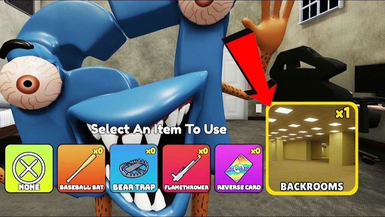 Roblox Enter Brainrot: BACKROOMS - New Weapon!