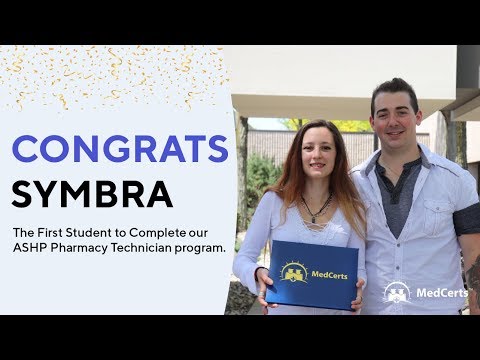 Our First Pharmacy Technician Professional Graduate | Symbra Ullrich