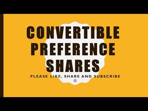 Convertible Preference Shares