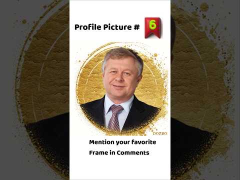 Profile Picture Frame Design Examples