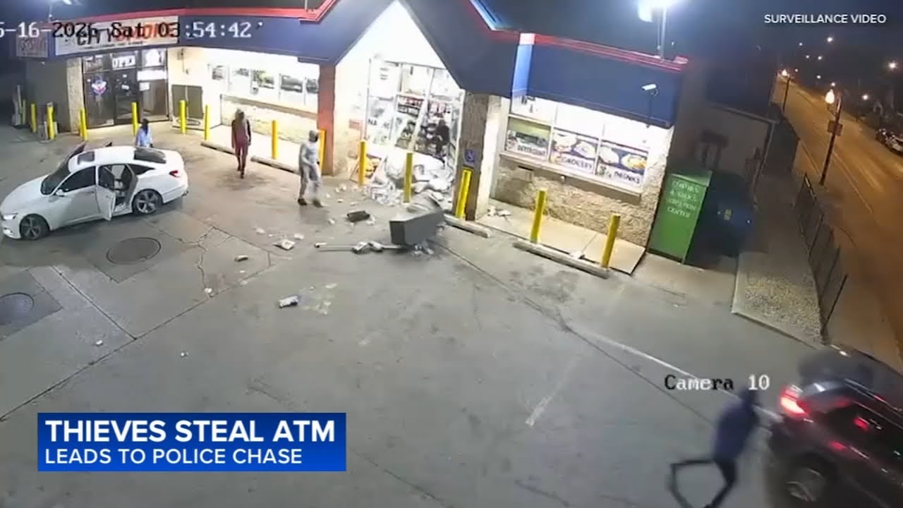 New video shows Chicago ATM theft before suspect hits deputy with squad car, leading to I-94 chase