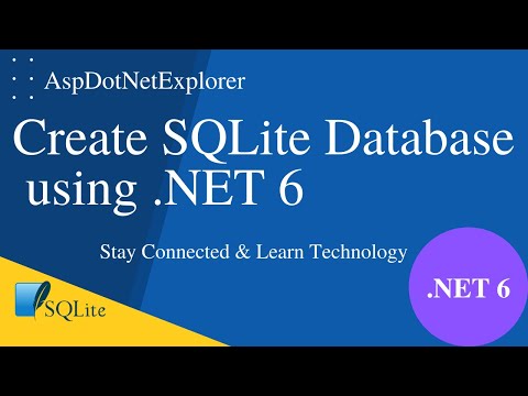 Learn Create SQLite Database with Entity Framework Core using NET 6 | C NET 6 0 - Mind Luster