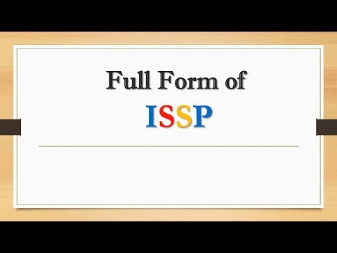 Full Form of ISSP || Did You Know?