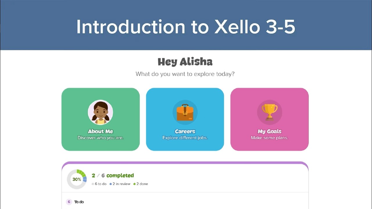 Introduction to Xello 3-5
