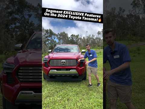 Three *Class-Exclusive* Features on the NEW 2024 Toyota Tacoma Limited!!