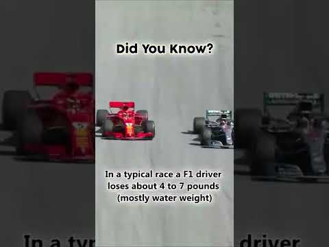 How Much Weight Does A F1 Driver Lose Per Race?