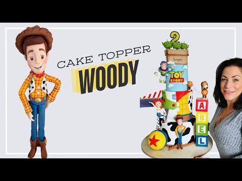 Learn How To Make A Woody Fondant Figure For Your Toy Story Cake!