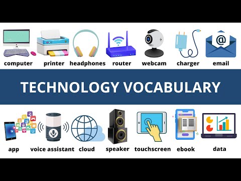 Technology vocabulary in English || 40+ common words || Learn English easy in pictures #vocabulary