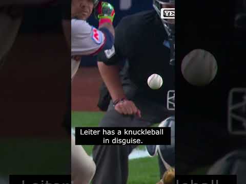 537 RPM Splitter from Mark Leiter Jr. Makes José Ramírez Miss Bad #yankees