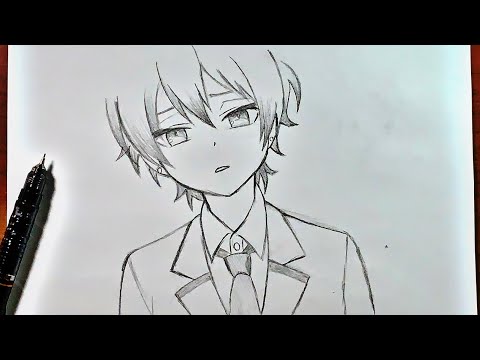 Easy anime drawing | how to draw cute anime boy step-by-step easy !