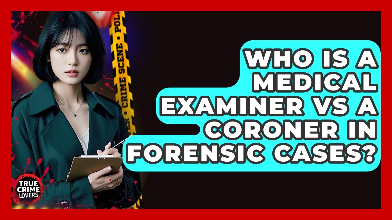 Who Is A Medical Examiner Vs A Coroner In Forensic Cases? - True Crime Lovers