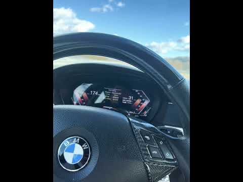 BMW Digital instrument cluster in action :) #bmw #diy #topspeed #e60