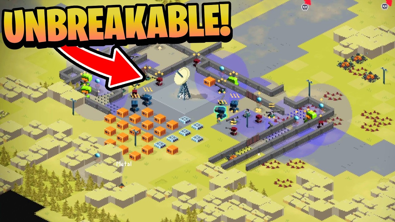 I Turned This Tiny Outpost Into an UNBREAKABLE Fortress In This NEW Base Builder!?