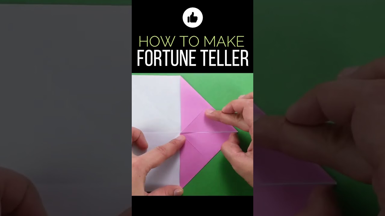 Predict your future with this fun paper fortune teller #shorts