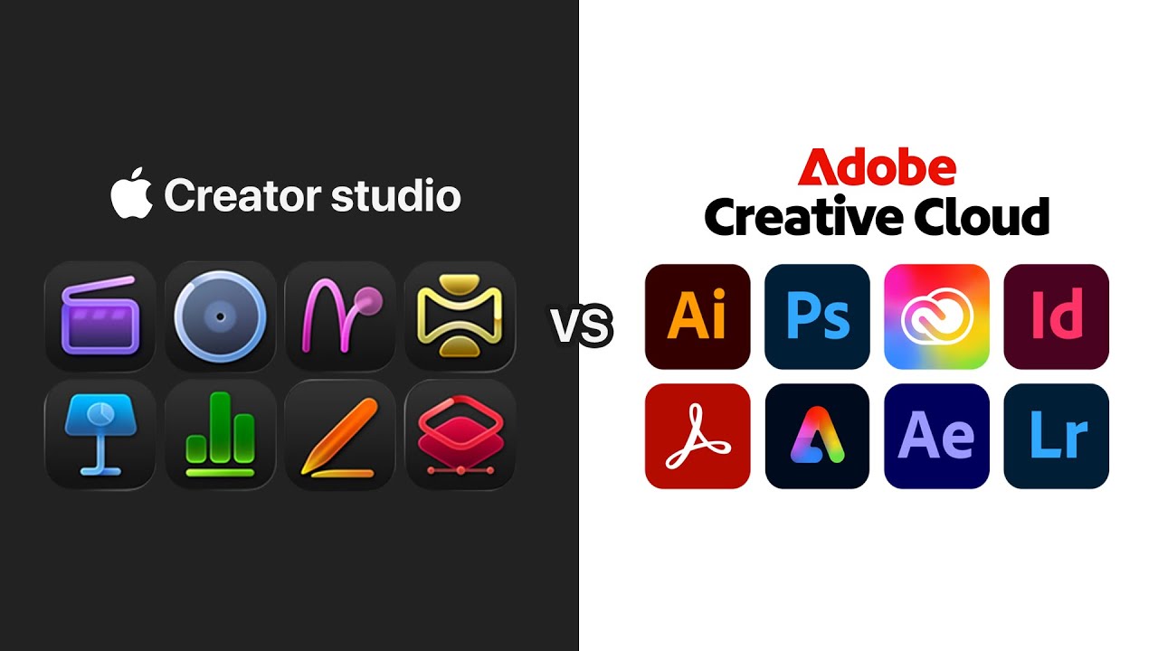 Apple Creator Studio vs Adobe Creative Cloud — Which Should You Use?