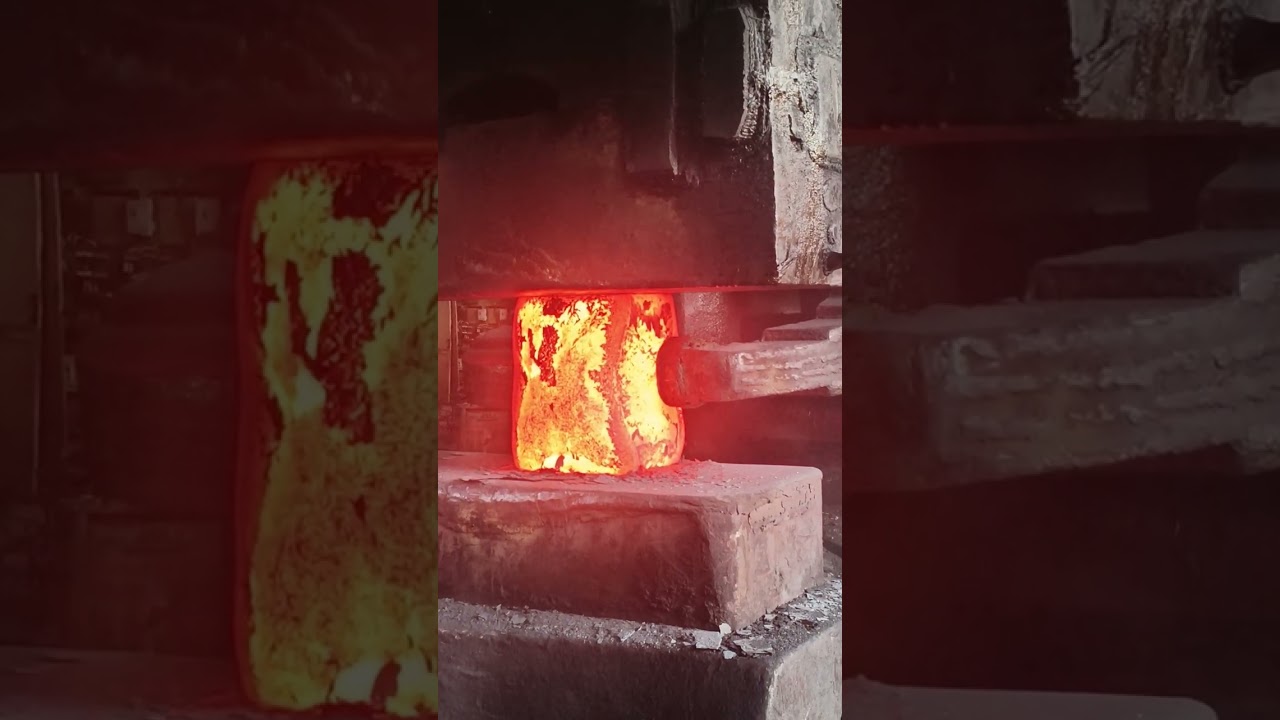 Inside the forging factory Massive Forging Machine in Full Action #process #forging #industrial
