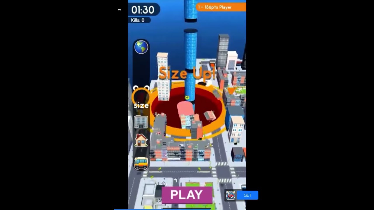 Hole.io Ads | Eat It Hole! #shorts