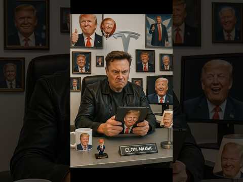 "Elon Musk SNAPS! Destroys Every Trump Picture in His Office 😂🔥" parody