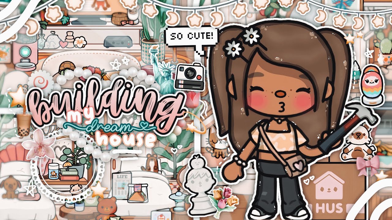 Building my *DREAM* Spring House • Speedbuild 🏡💐🌟 || *VOICED* 🎙|| Toca Boca Life World House 💫🌷
