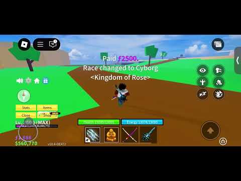 I GET CYBORG RACE, V1,V2,V3!!