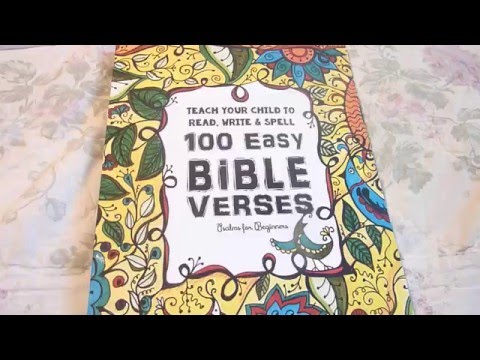 Teach Your Child to Read, Write and Spell: 100 Easy Bible Verses