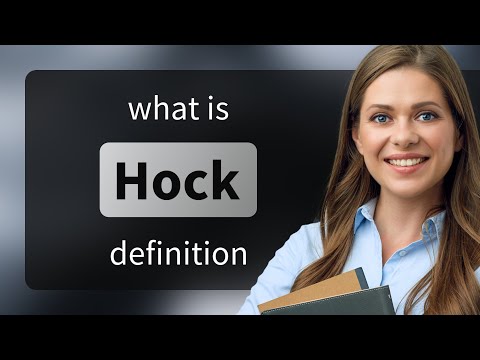 Hock • meaning of HOCK