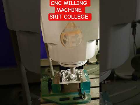 #SRIT#CNC LAB# MILLING MACHINE #Viral videos #Vural Shorts # CNC Machines# #future engineers#Lathe#