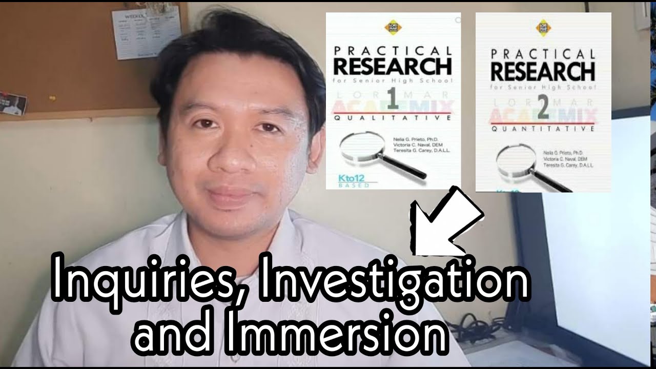Inquiries, Investigations and Immersion | Teacher Ryan PH