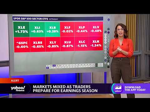 Markets mixed as traders prepare for earnings season