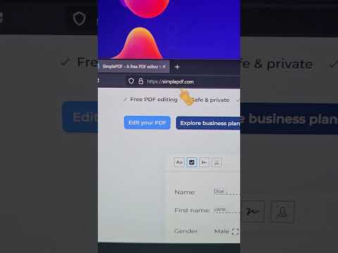 This website lets you edit your PDFs right in your browser