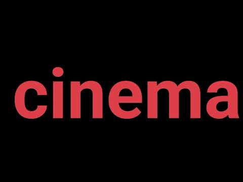 How To Pronounce cinema | Pronunciation cinema | How To Say cinema